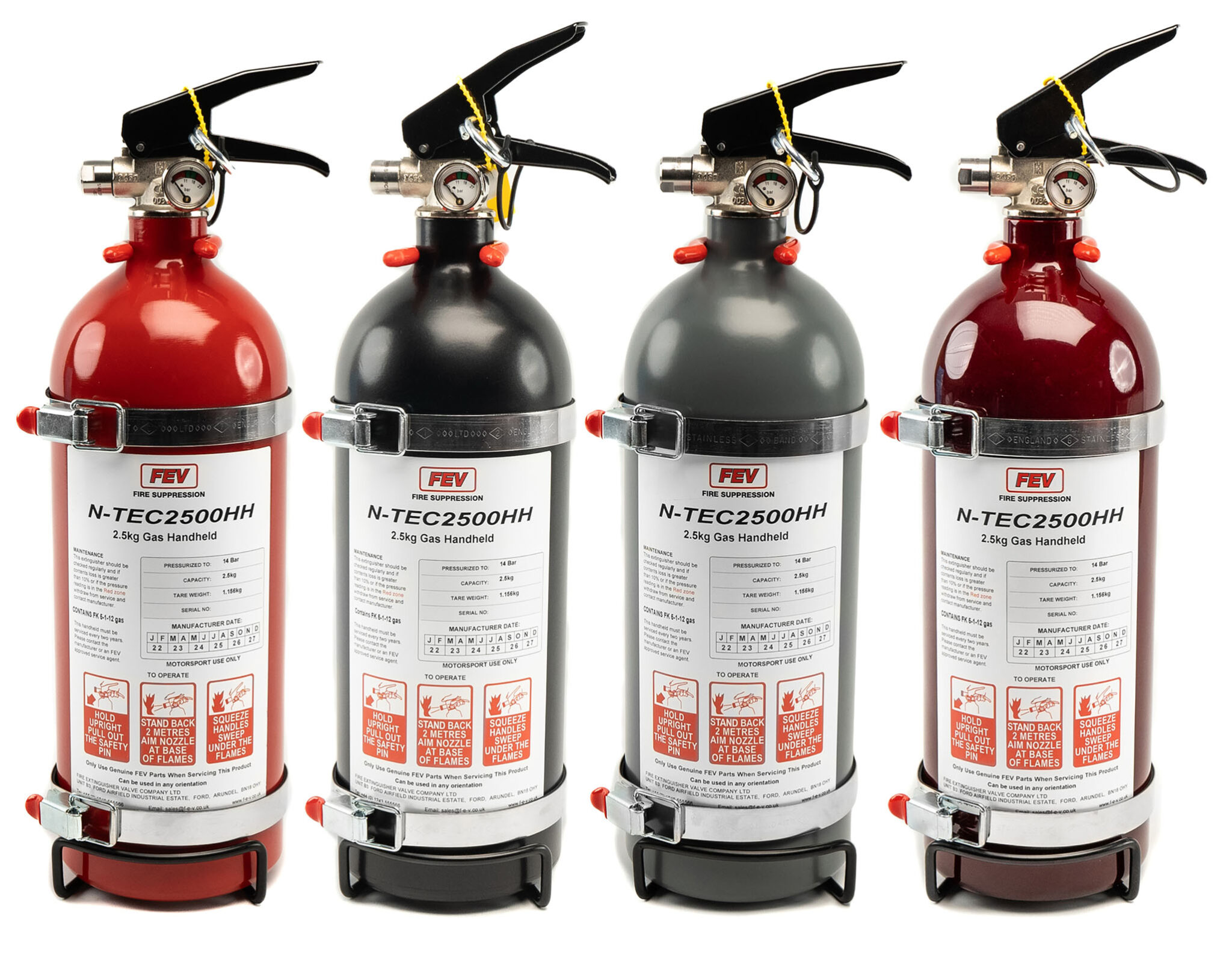 FEV Fire Suppression - Fire extinguishers for Motorsport and OEM